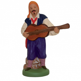 Santon gitan à la guitare de 9cm | Santons Escoffier
