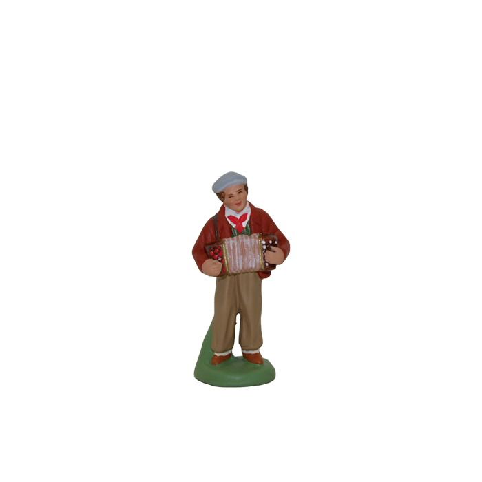 Santon Accordéoniste - 5CM de provence | Santons Escoffier